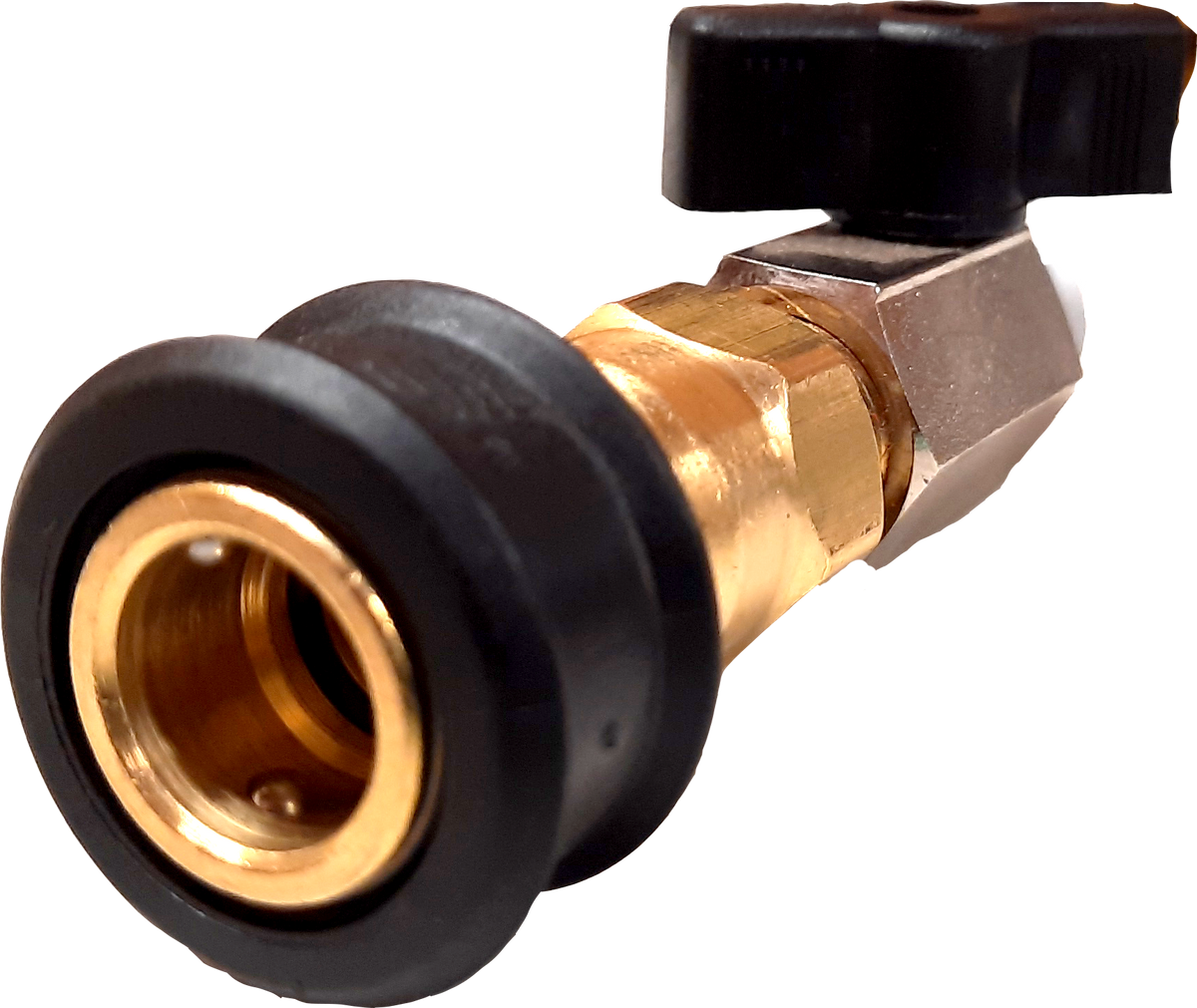 3/8" Quarter Turn Valve with a 3/8" Quick Disconnect – Hutch Mountain